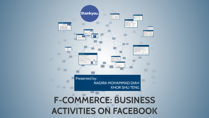 F-COMMERCE: BUSINESS ACTIVITIES ON FACEBOOK by Priscilla Khor on Prezi