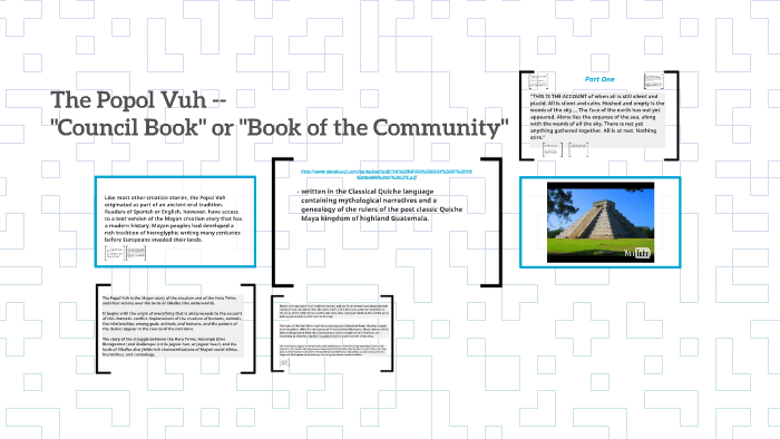 The Popol Vuh -- by Michael Angelone on Prezi