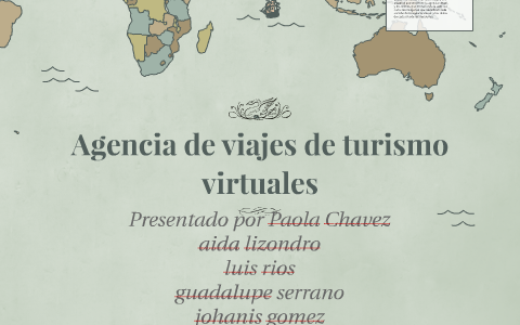 Agencia de viajes de turismo virtual by paola Chavez