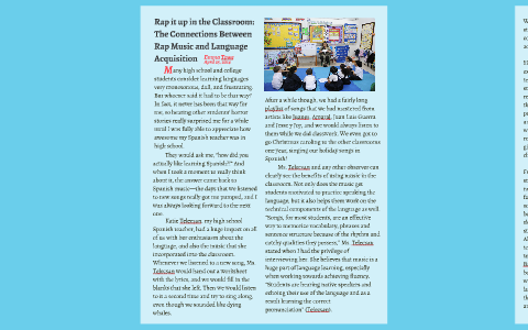 Rap it up in the Classroom: The Connections Between Rap Musi by Emma ...