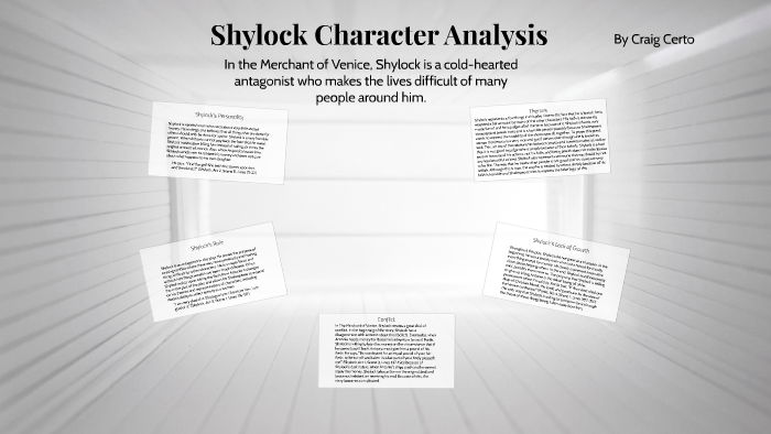 Shylock Character Analysis by Craig Certo on Prezi