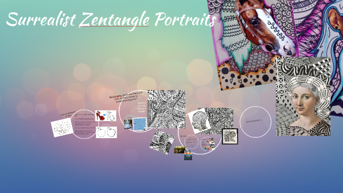 Surrealist Zentangle Portraits by Jordan Moxley