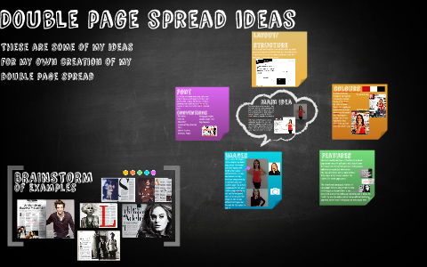 Double page spread ideas by Hannah Glover on Prezi