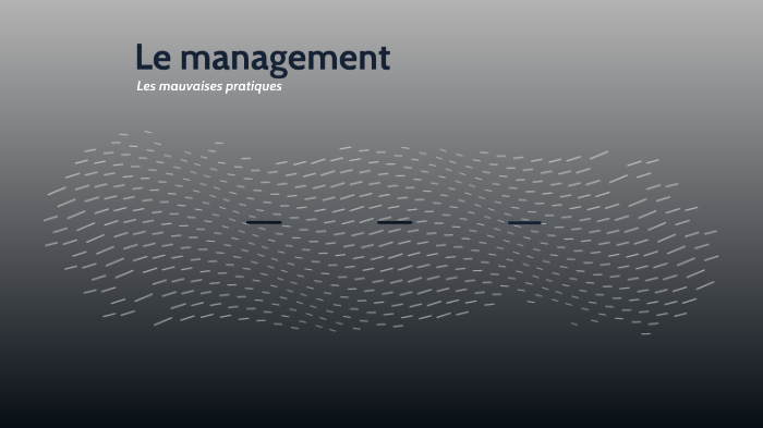 Le management by Julien Boudier on Prezi