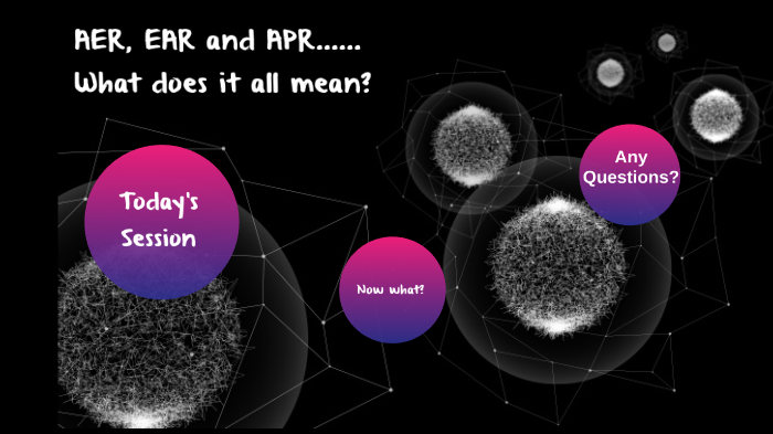 AER, EAR and APR...... What does it all mean? by Ash Ford on Prezi