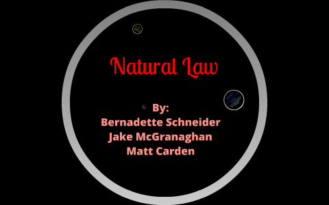 Natural Law by Bernie Schneider