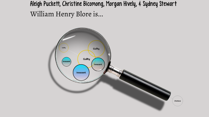 William Blore-Innocent or Guilty by Aleigh Puckett on Prezi