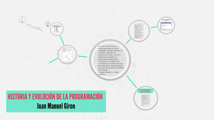 HISTORIA Y EVOLUCIÓN DE LA PROGRAMACIÓN by manuel giron on Prezi