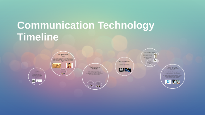 Communication Technology Timeline by Grace Spade on Prezi
