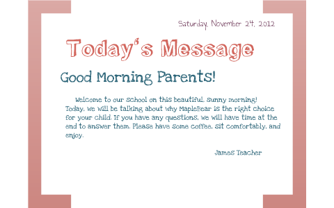 Maple Bear Pyeongchon by JASON BAKER on Prezi