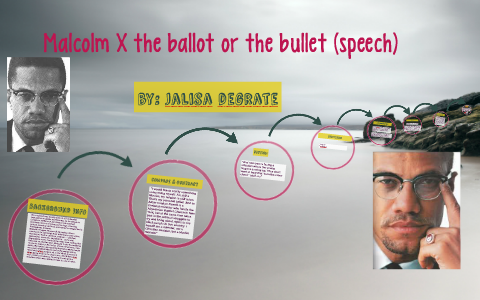 malcolm x the ballot or the bullet (speech) by jalisa degrate on Prezi