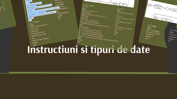 Instructiuni si tipuri de date by Virtosu Cristian on Prezi