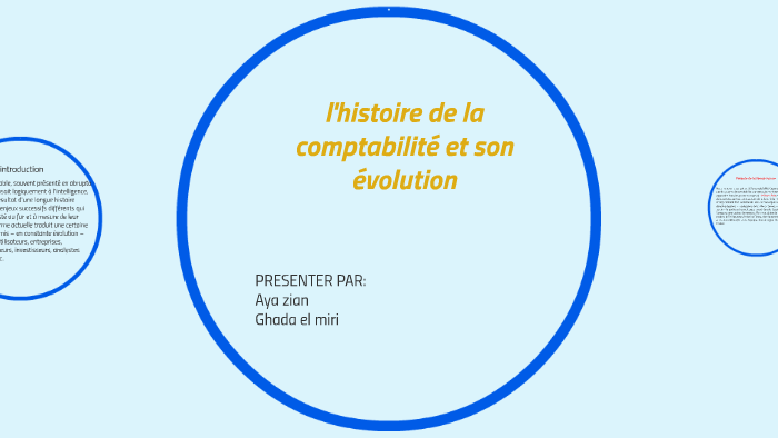 l'histoire de la comptabilité et son évolution by aya zian on Prezi