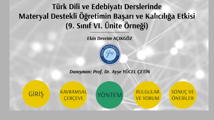Türk Dili ve Edebiyatı Derslerinde Materyal Destekli Öğretimin Başarı ...