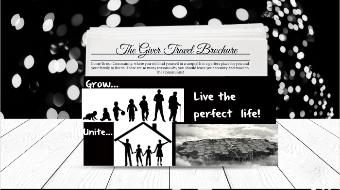 The Giver Brochure by Elizabeth Ilina on Prezi