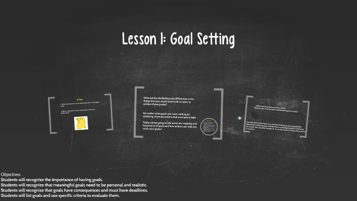 Lesson 1: Goal Setting by Kerri Caputo on Prezi