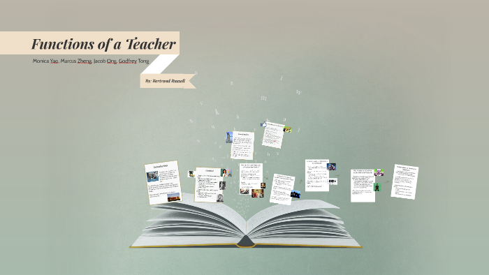 Functions of a Teacher by Marcus Zheng on Prezi