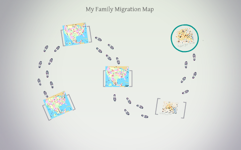 My Family Migration Map by Nicolas Racine