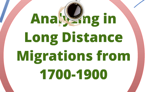 Long Distance Migrations from the period 1700-1900 by Izhar Hussain on ...