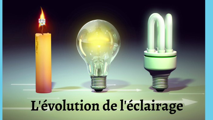 L'évolution de l'éclairage by karine pinaud