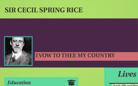 SIR CECIL SPRING RICE by bridget pretty on Prezi