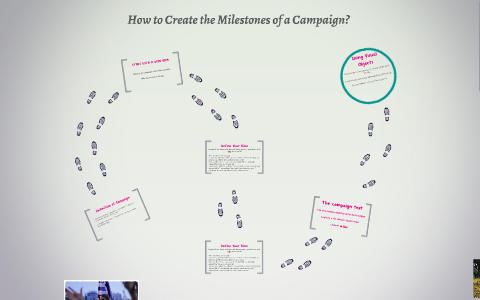 How to Create the Milestones of a Campaign? by Omer Kaya on Prezi