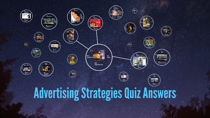 Advertising Strategies Quiz Teacher Answers by brett moore on Prezi