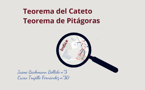 Teorema del Cateto y Teorema de Pitágoras by jaime bachmann on Prezi