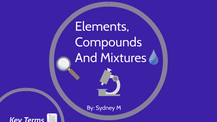 Elements, Compounds and Mixture project by Sydney Marc on Prezi