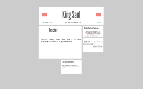 King Saul by Jacob Saltzman on Prezi