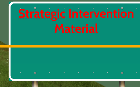 Strategic Intervention Material by Eddie Tayag on Prezi
