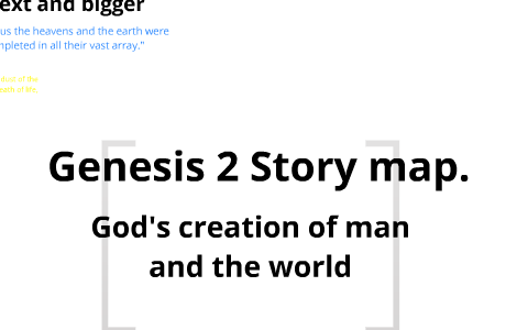 Creation story map. by Sascha Harrison on Prezi
