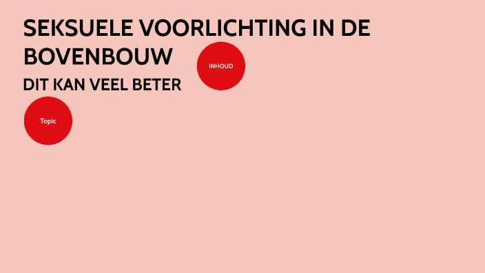 SEKSUELE VOORLICHTING by Bo Hendriks on Prezi Next