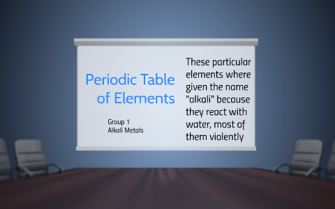 Periodic Table of Elements by Cristhian Cantillo on Prezi