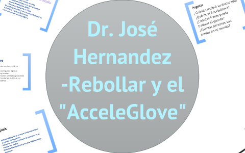 Dr. José Hernandez-Rebollar y el "AcceleGlove" by Harley Williamson on ...