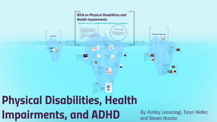 Physical Disabilities, Health Impairments, and ADHD by steven acosta on ...