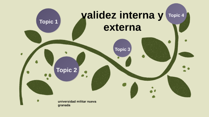 validez interna y externa del diseño de investigación empleado by paola ...