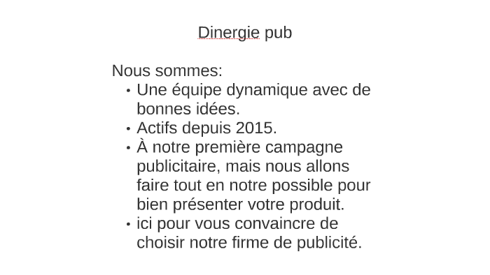 Techniques publicitaires: by Travail Français on Prezi