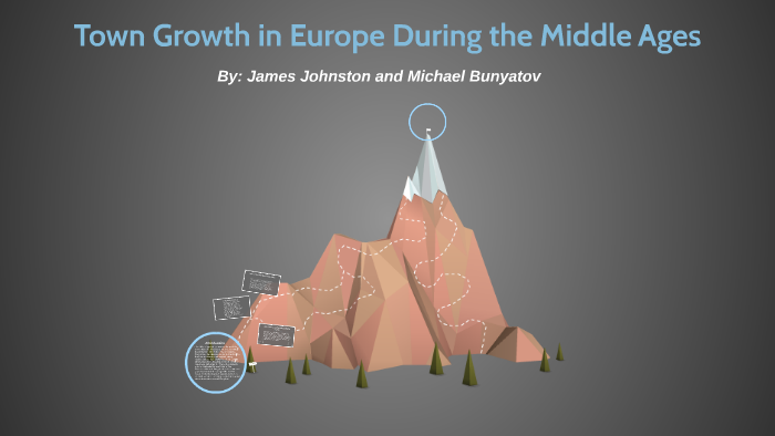 Town Growth in Europe During the Middle Ages by on Prezi