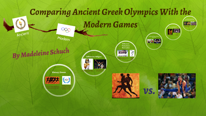 Comparing Ancient Greek Olympics With the Modern Games by Madeleine ...