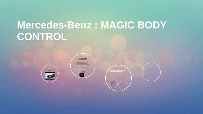 Mercedes-Benz : MAGIC BODY CONTROL by Faisal Alkeaid on Prezi