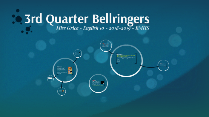 18-19 - 3rd Quarter Bellringers by Emily Grice on Prezi