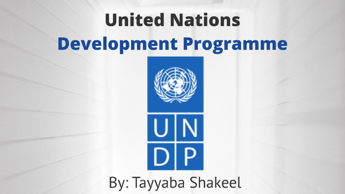 United Nations Development Programme by Tayyaba Shakeel