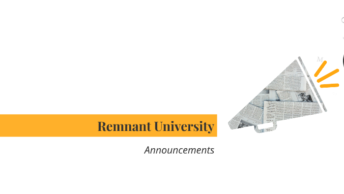 Remnant University by sam kim on Prezi