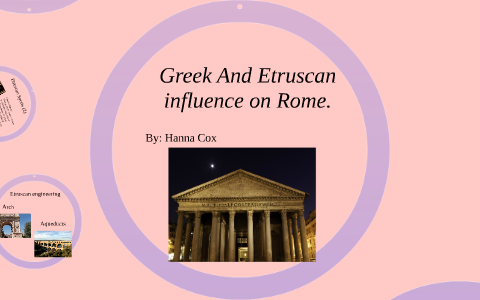 Greek And Etruscan influence on Rome by Hanna Cox on Prezi