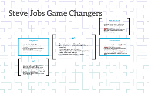 Steve Jobs Game Changers by Adam Tarvin on Prezi