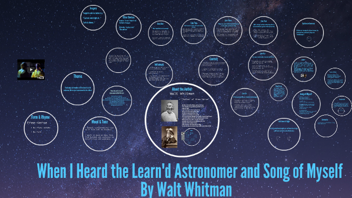 When I Heard the Learn'd Astronomer and Song of Myself by audrey ...