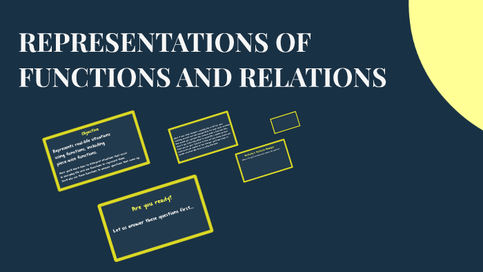 REPRESENTATIONS OF FUNCTIONS AND RELATIONS by Karen Esguerra on Prezi