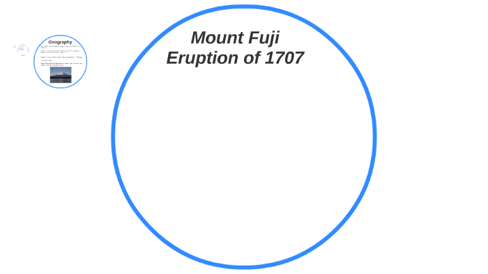 Mount Fuji eruption of 1707 by Evan Wasson on Prezi