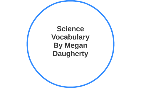 Science Vocabulary by Megan Daugherty on Prezi